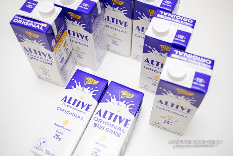 얼티브 오리지널 : 고소하고 크리미한 비건 식물성 우유 #ALTIVE : 네이버 블로그