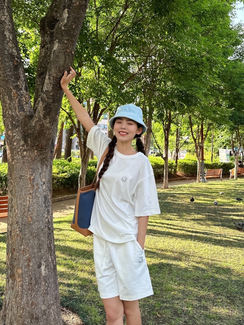 노르디스크 반팔티 반바지 셋업 가벼운 여름 반팔코디 네이버 블로그