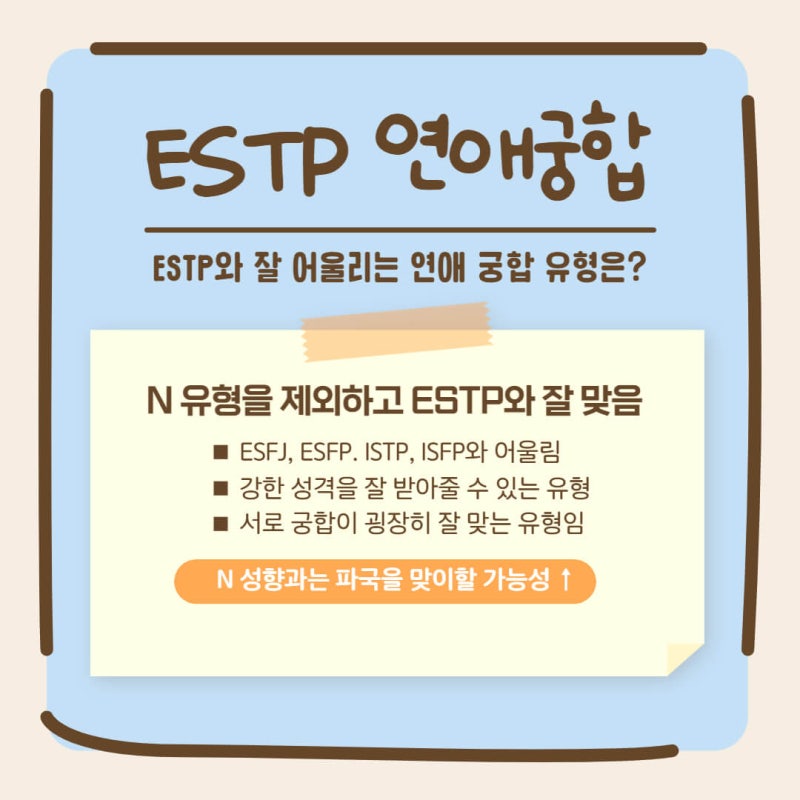 Mbti 성격유형 특집 Estp에 대한 모든 것 알아보기 특징 장단점 연애궁합 직업 네이버 블로그