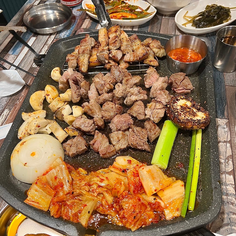 전주 신시가지 고기집 ‘류목삼 연탄 초벌 월계수 숙성 삼겹살 네이버 블로그