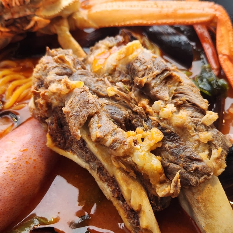 제주 비올때 제주공항에서 가까운 짬뽕 맛집 꽃길식당 고기해물짬뽕 추천 네이버 블로그