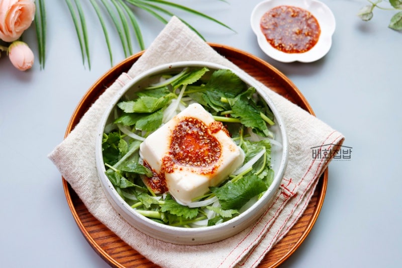 아침메뉴 연두부 요리 먹는법 칼로리 연두부 간장 양념장 초간단요리 네이버 블로그