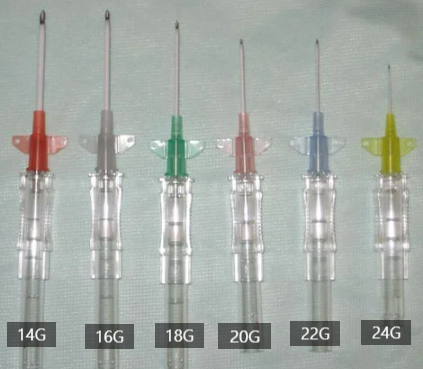 정맥 주사 (IV cannula) 잡는 법, Angio-needle 색깔, 사이즈, 주입속도까지.( Gauge 게이지 ...