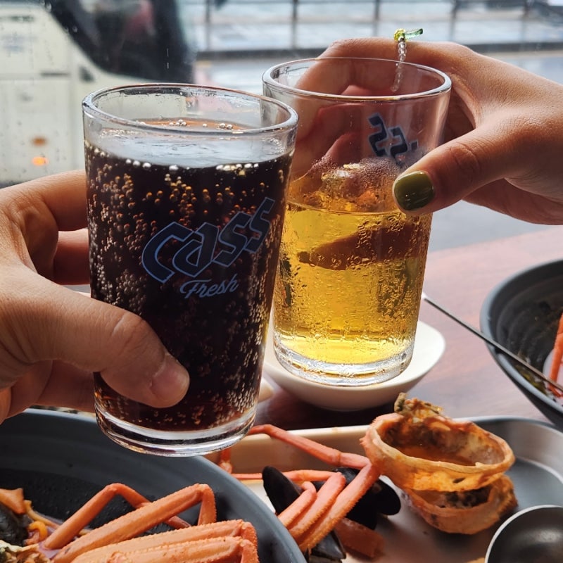 제주 비올때 제주공항에서 가까운 짬뽕 맛집 꽃길식당 고기해물짬뽕 추천 네이버 블로그