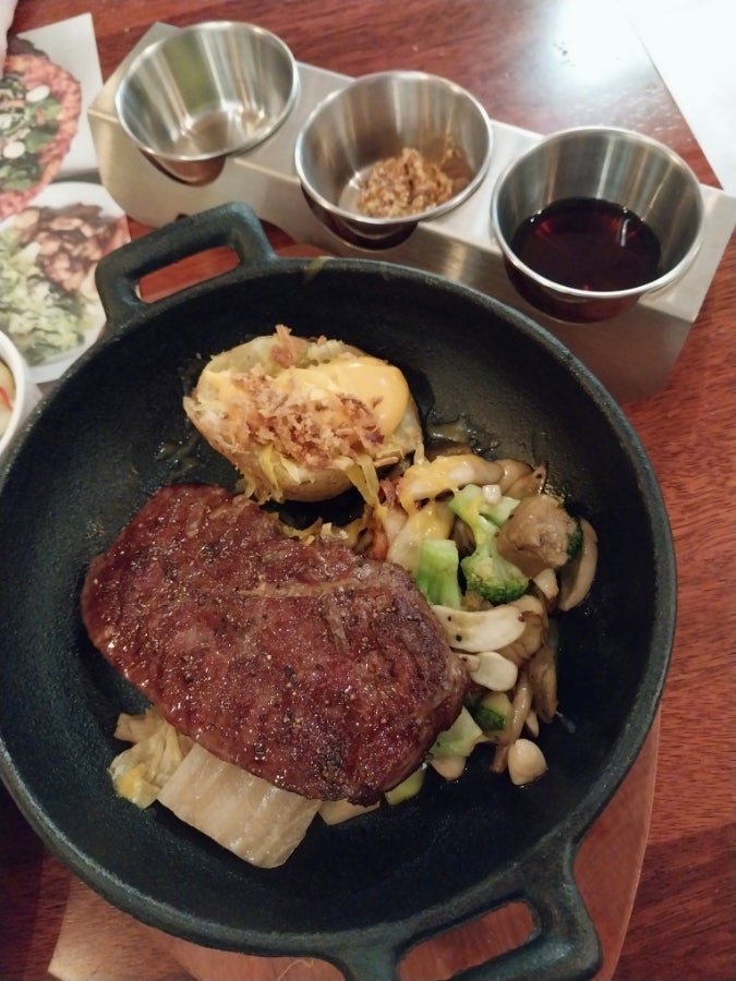 용산역 용산 아이파크몰 맛집 시그니처랩에서 친구와 맛있는 스테이크 세트 먹방 성공♥ 네이버 블로그