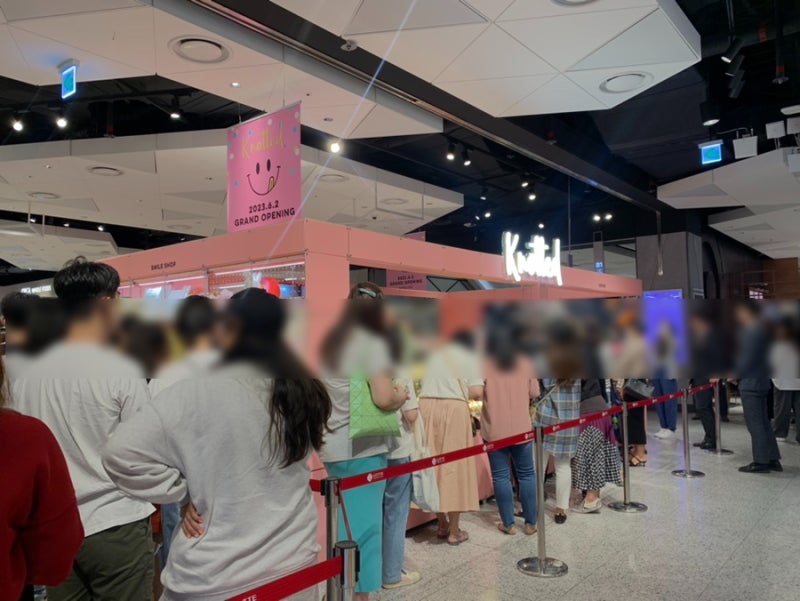 인천 롯데백화점 노티드 팝업 6월 2일 첫날 오픈 후 상황 선착순 이벤트 도넛 메뉴 가격 네이버 블로그