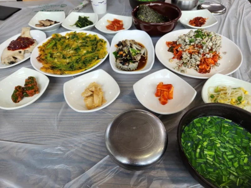 재첩전 재첩국 재첩회에 참게장까지 한 번에 맛보는 하동 맛집 정식 후기 네이버 블로그