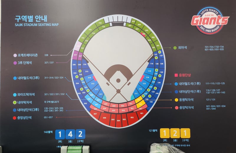 사직구장 롯데경기 직관 예매 꿀팁 3루 와이드테이블석 후기 네이버 블로그