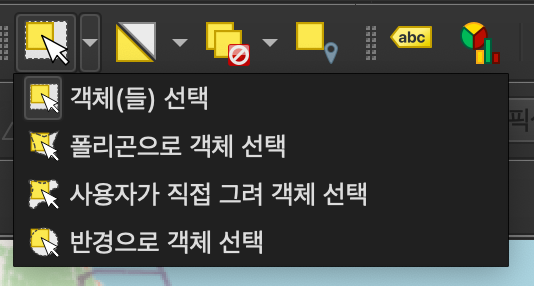 Qgis 사용법 3 객체 선택하기 네이버 블로그