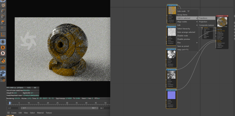 [Cinema4D,C4D] #5 Material / 무료 텍스쳐 사이트 / Node Editor / PBR : 네이버 블로그