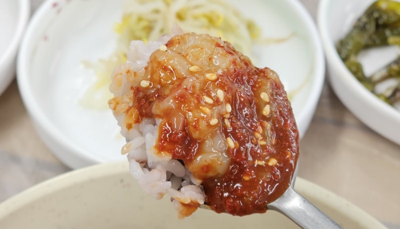 목포 장터식당 하당점 게살비빔밥 내돈내산 후기 네이버 블로그