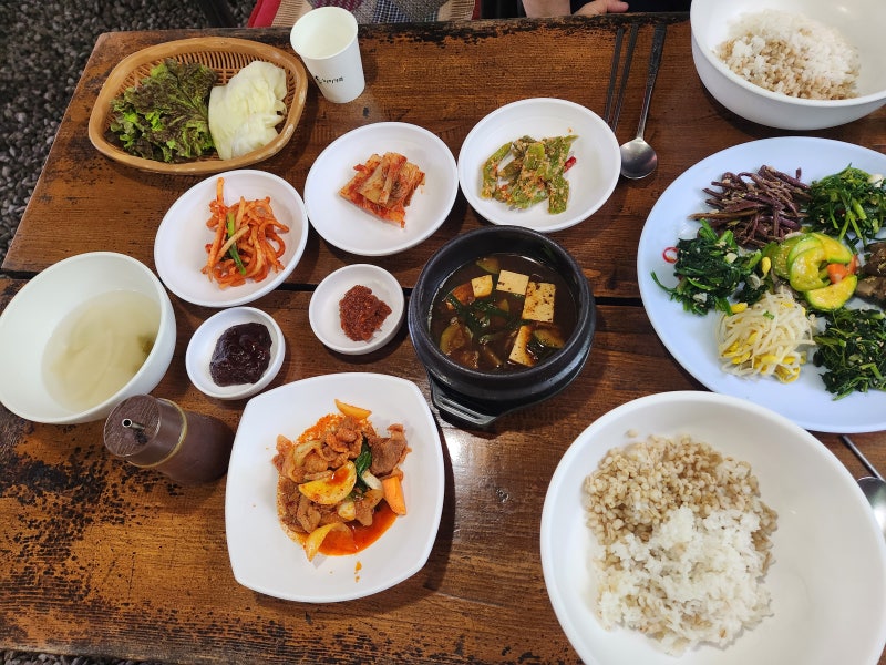 마장호수출렁다리 맛집 시골보리밥집 보광사 파주광탄면 맛집 네이버 블로그