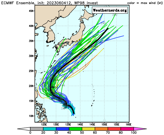 [2023] 제 3호 태풍 구촐, 제 4호 태풍 탈림의 탄생을 알리는 열대요란-98W Invest, 99W Invest ...