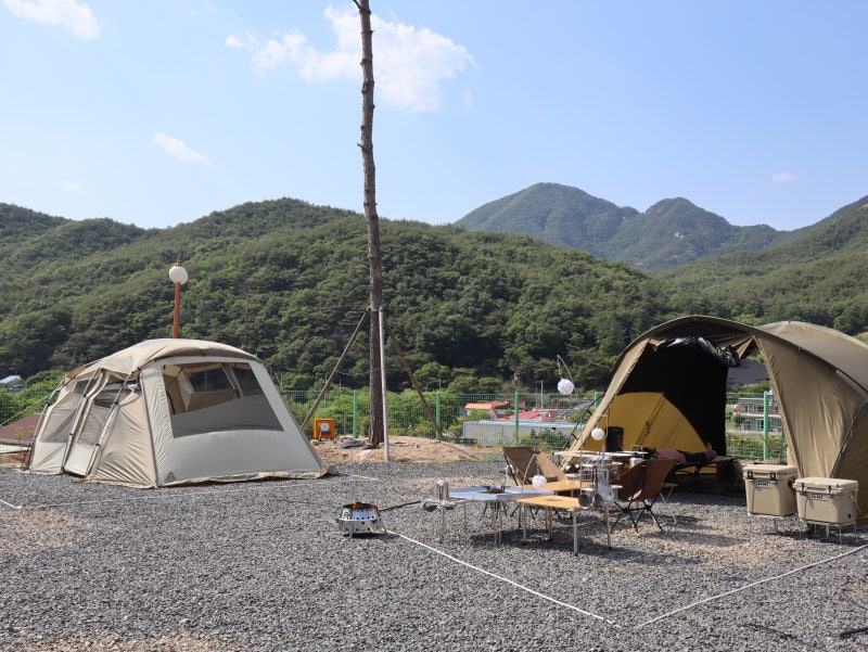 괴산 사담스테이 캠핑장 명당 사이트 소개 그래가 예약 네이버 블로그