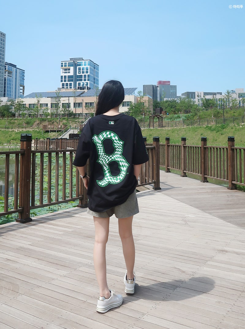 여자 페스티벌코디에 어울리는 오버핏 반팔 티셔츠 입어봤어요 : 네이버 블로그