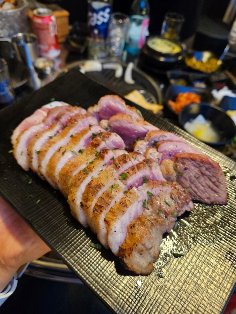 부산부평동맛집남포동고기집 쪽갈비 삼겹살 항정살을 다 먹을 수 있는 강도야지 네이버 블로그