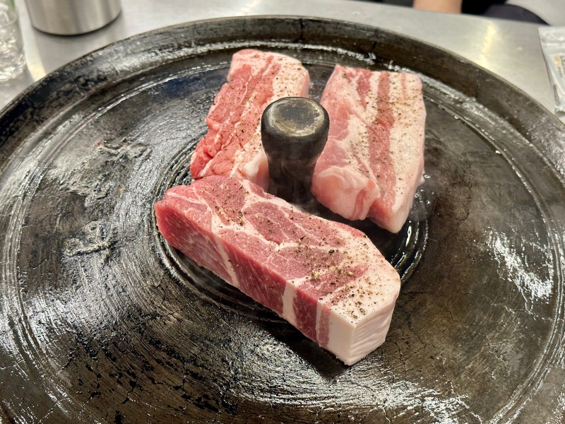 맛집 일기 수원 성균관대역 맛집 율전동 고기집 미나리 삼겹살 ‘목구멍 율전점 네이버 블로그
