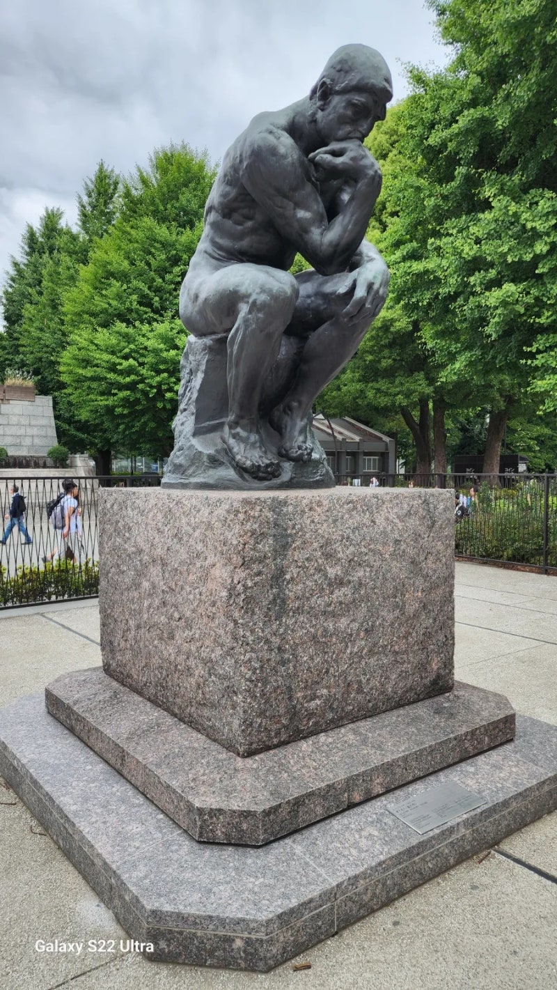 도쿄 여행 우에노 국립 서양 미술관 로댕의 생각하는 사람과 칼레의 시민들 지옥의 문 감상하기 네이버 블로그