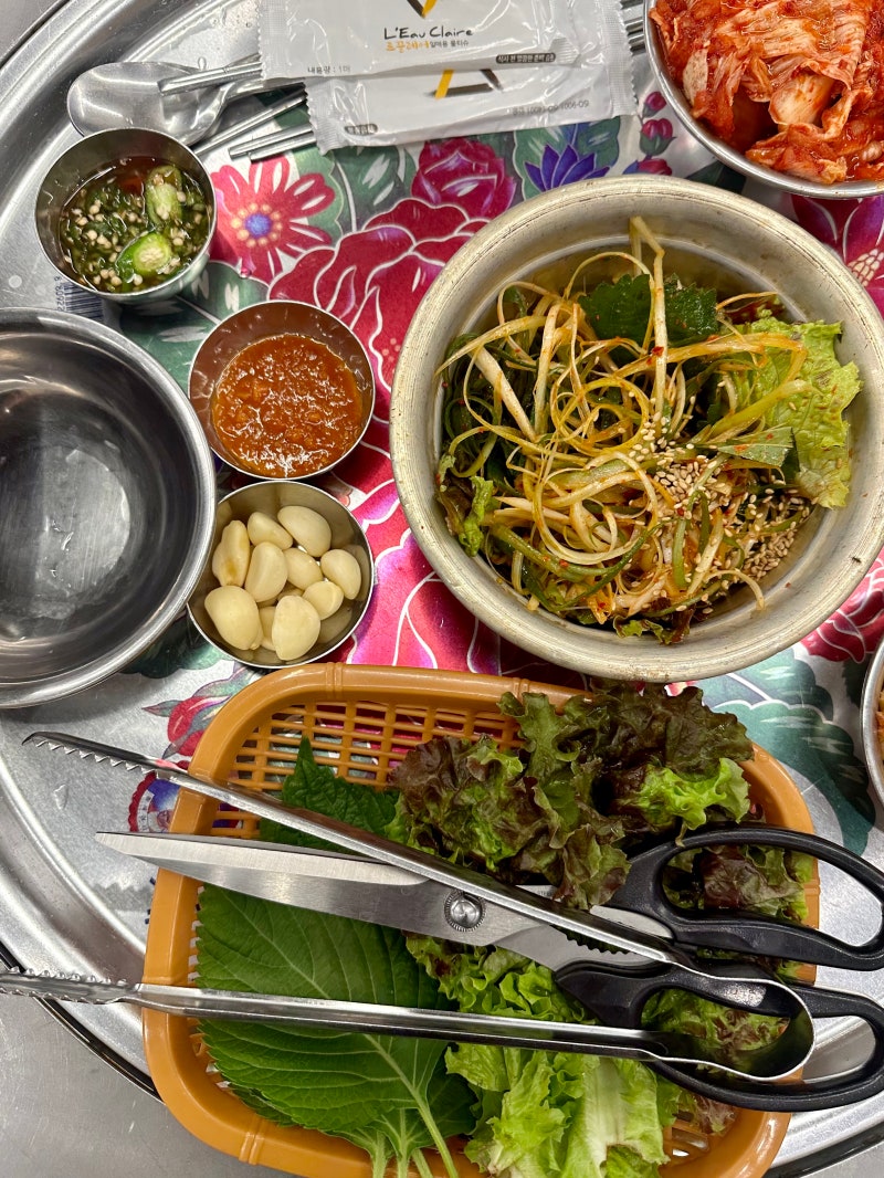맛집 일기 수원 성균관대역 맛집 율전동 고기집 미나리 삼겹살 ‘목구멍 율전점 네이버 블로그