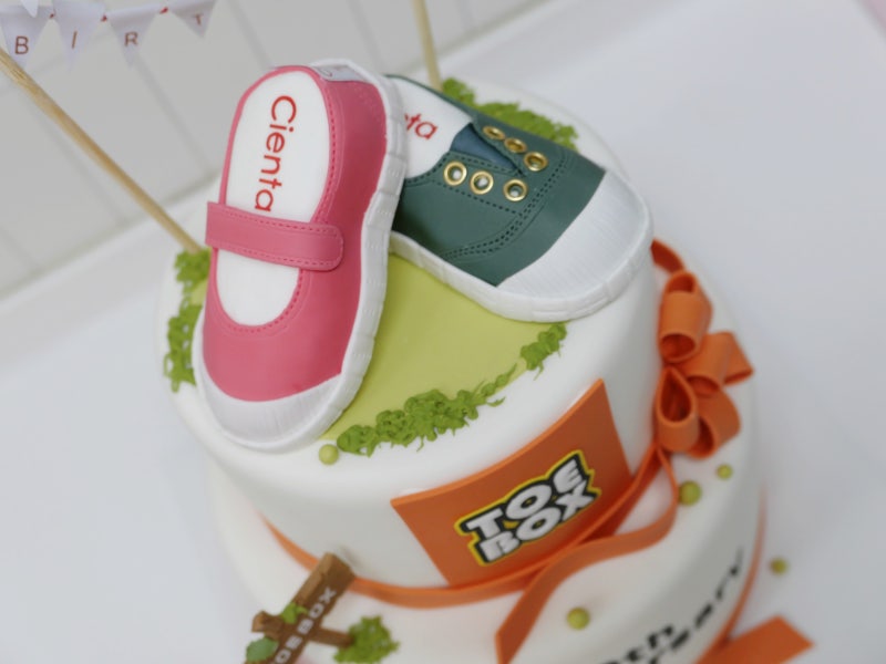 "기업행사" 10주년 케이크, 브랜드 행사 2단 케이크 : 네이버 블로그