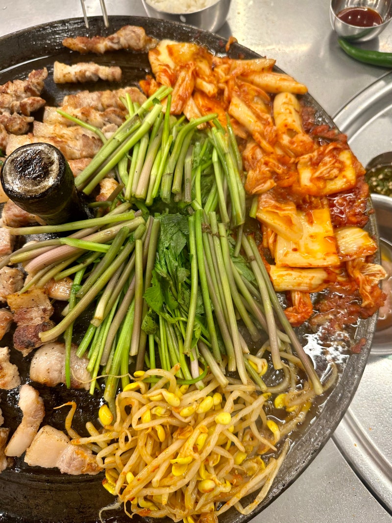 맛집 일기 수원 성균관대역 맛집 율전동 고기집 미나리 삼겹살 ‘목구멍 율전점 네이버 블로그