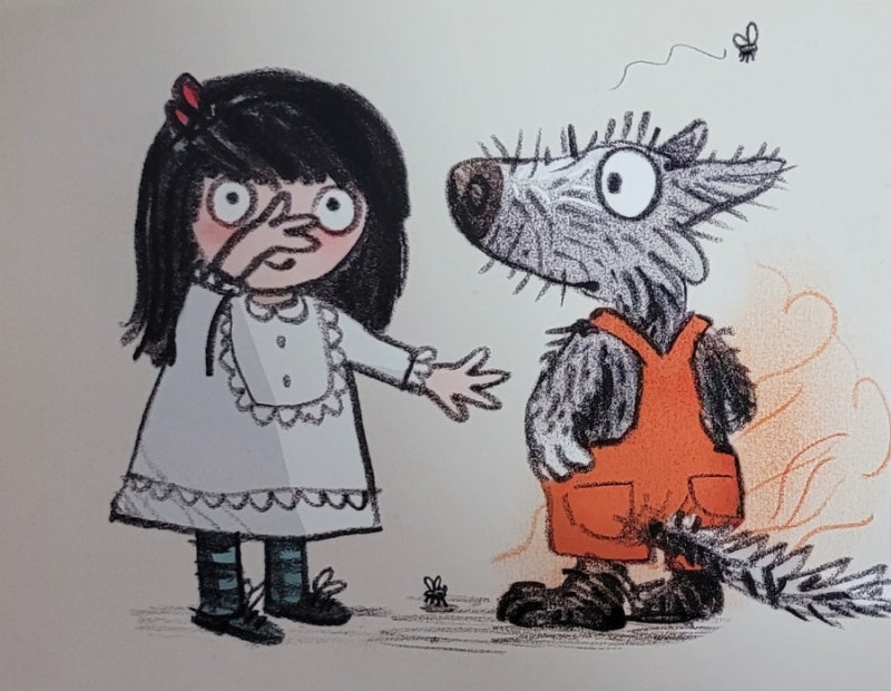 Whiffy Wilson the wolf who wouldn't wash, 위피 윌슨 영어 동화책, 씻기 싫은 늑대의 더러움 ...