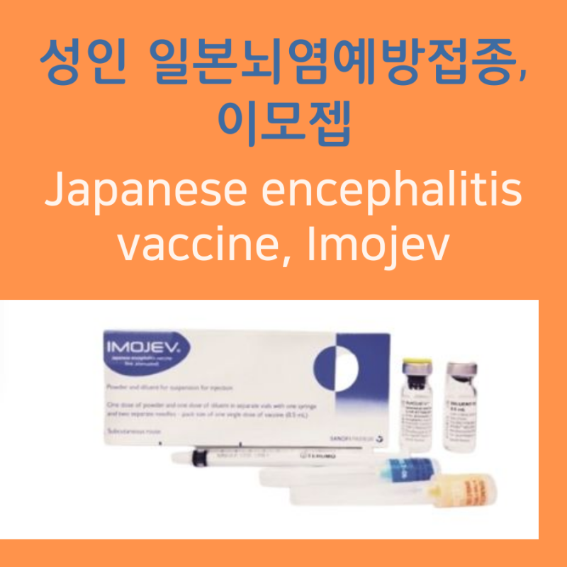 성인 일본뇌염예방접종, 이모젭 (Japanese encephalitis vaccine, Imojev) : 네이버 블로그