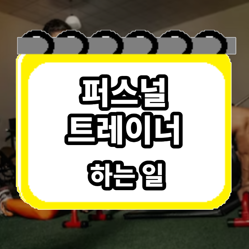 퍼스널 트레이너 하는 일 되는 법 연봉 장단점 알려드릴게요 네이버 블로그
