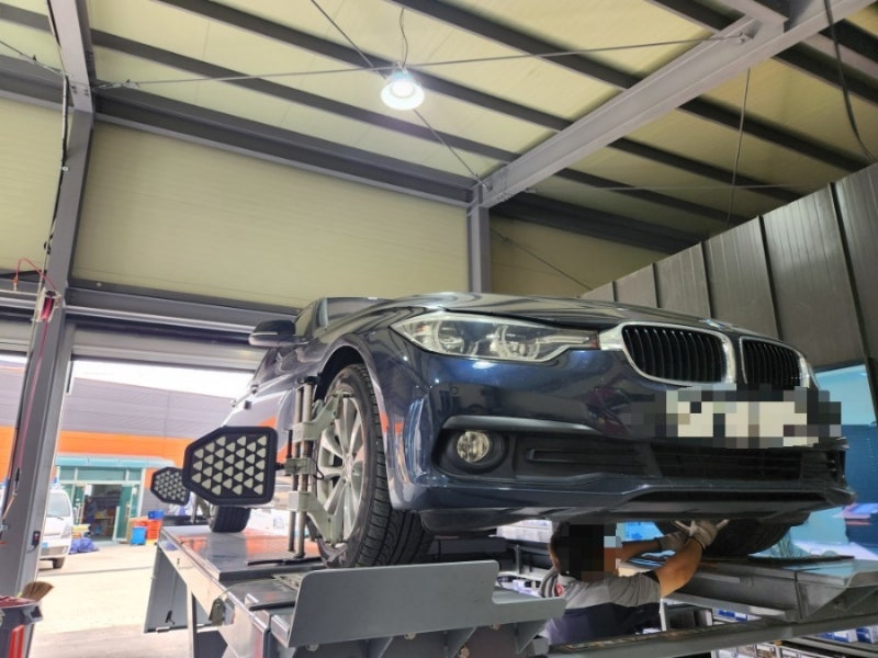 공임나라평택고덕점 카센터 튜닝샵 Bmw F30 하체 수리 헌터 호크아이 3d 얼라이먼트 조정 네이버 블로그