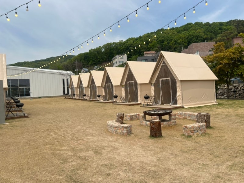 경기도용인 놀러간다 포레스트가든 당일캠핑 캠핑고기집 당일글램핑 애견동반식당 네이버 블로그