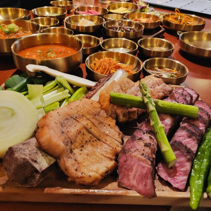 의정부역맛집 입짧은햇님 존맛 고기집 방이옥 돈마호크 삼겹살 우대갈비 네이버 블로그