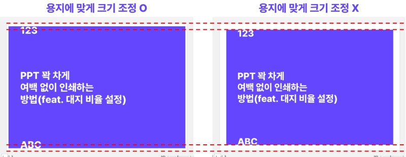 Ppt 꽉차게 여백 없이 인쇄하는 방법 Feat 대지 비율 설정 네이버 블로그