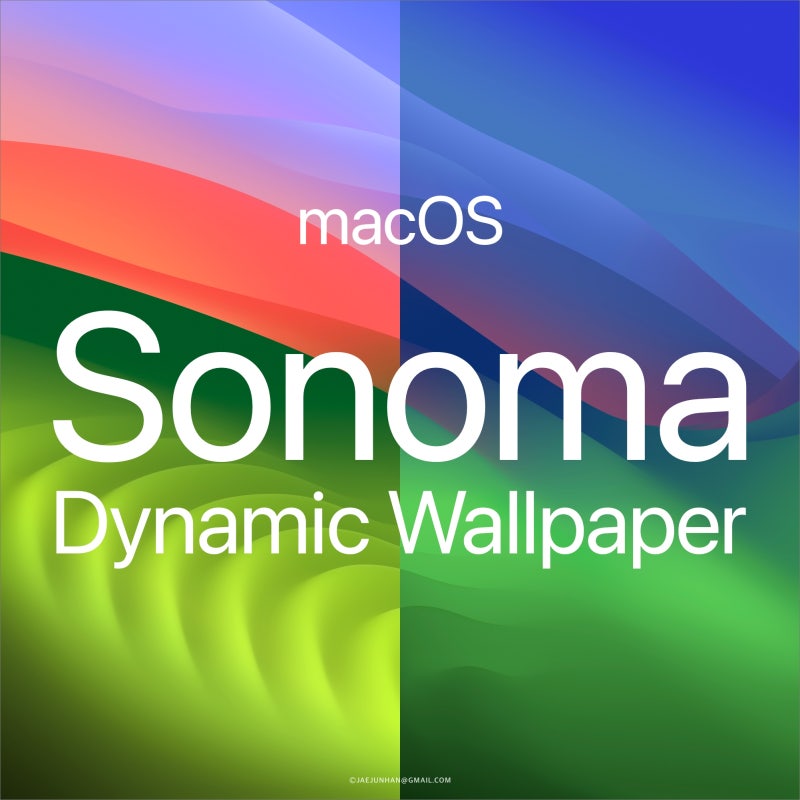 macOS Sonoma 움직이는 배경화면 (Dynamic Wallpaper) : 네이버 블로그