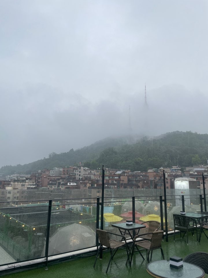 용산 해방촌 눕카페(noop cafe) 루프탑 넓고 예쁜카페 : 네이버 블로그