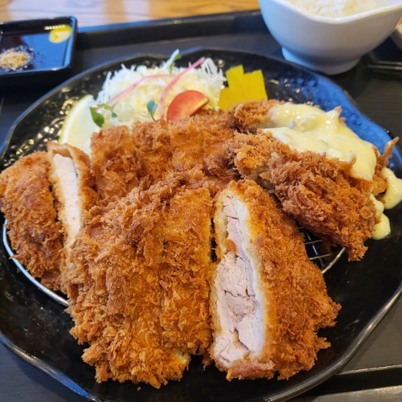 안성 바삭바삭 맛있는 홍익돈까스 내돈내산 후기 안성팜랜드 근처 맛집 자차 10분 네이버 블로그