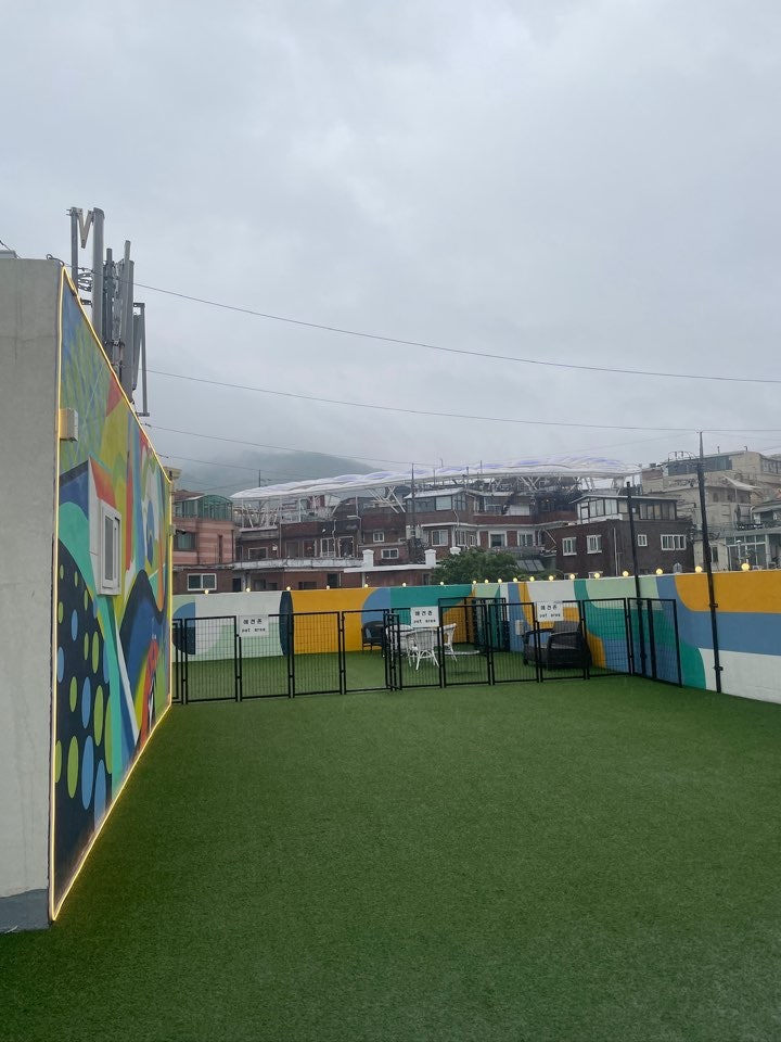 용산 해방촌 눕카페(noop cafe) 루프탑 넓고 예쁜카페 : 네이버 블로그