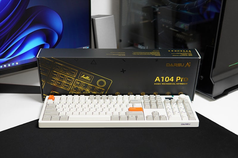 새로운 스노우축 탑재 다얼유 A104 PRO 유무선 가스켓 기계식 키보드 사용기 : 네이버 블로그