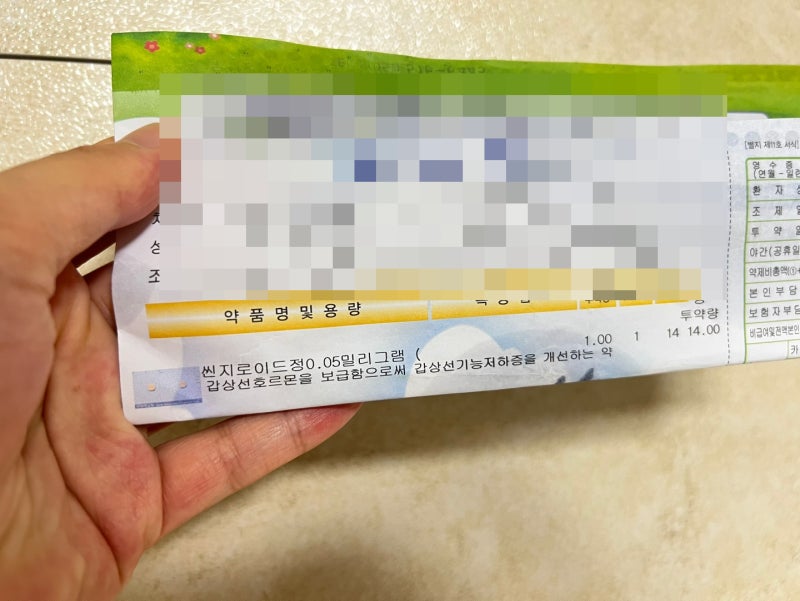 임산부 갑상선기능저하증 진단 후 씬지로이드 복용 후기 및 주의사항 네이버 블로그