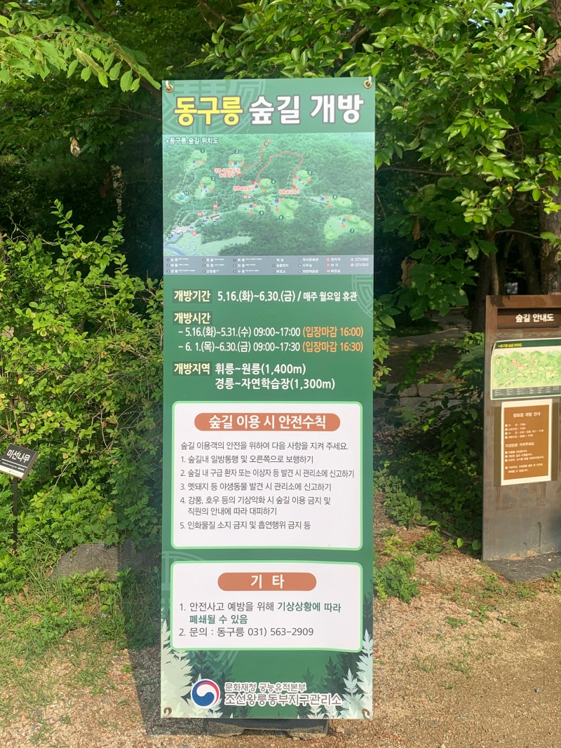 경기도 구리 가볼만한곳 동구릉 조선왕릉 숲길 개방 둘레길 산책 입장료 주차 네이버 블로그
