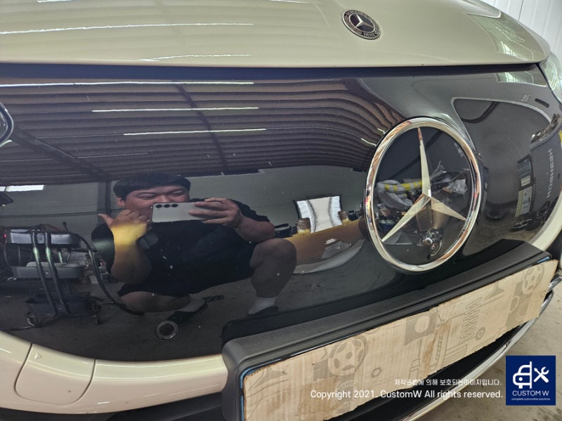 벤츠 V295 Eqe350 순정 Amg 세로그릴 장착 네이버 블로그