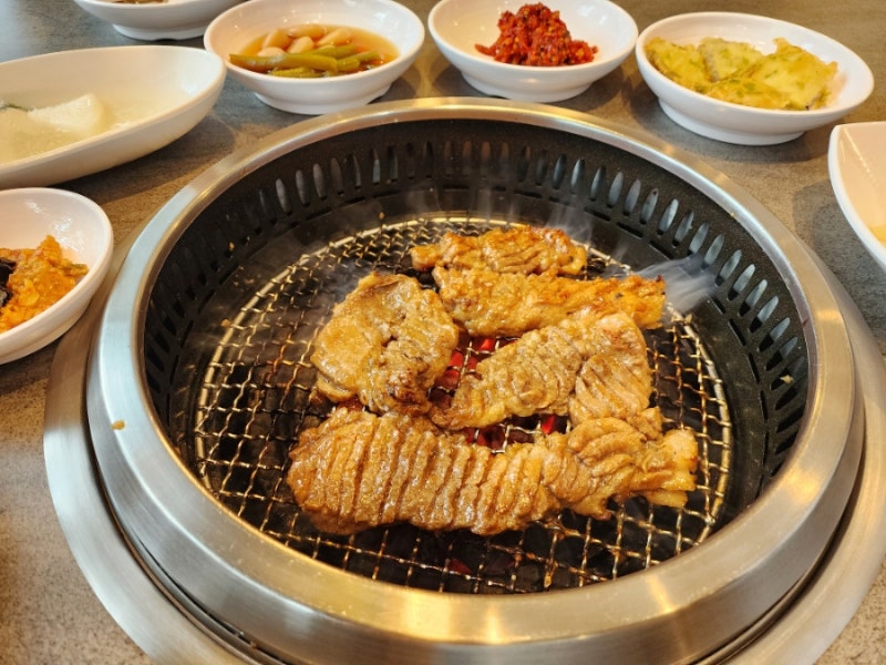 하남감일맛집 점심한상메뉴 좋은 돼지숯불구이 전문점 Sfg 천지연 네이버 블로그