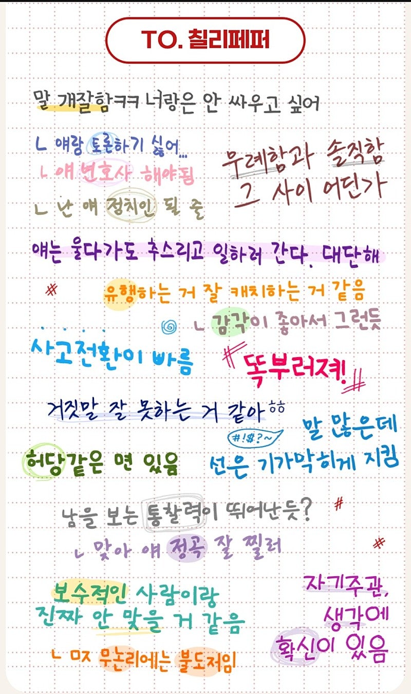 롤링페이퍼 Mbti 연애편 테스트 링크 결과 네이버 블로그