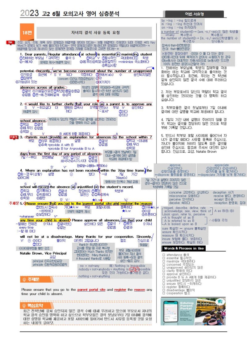 2023년 6월 고2 모의고사 영어심층분석 및 변형문제 네이버 블로그