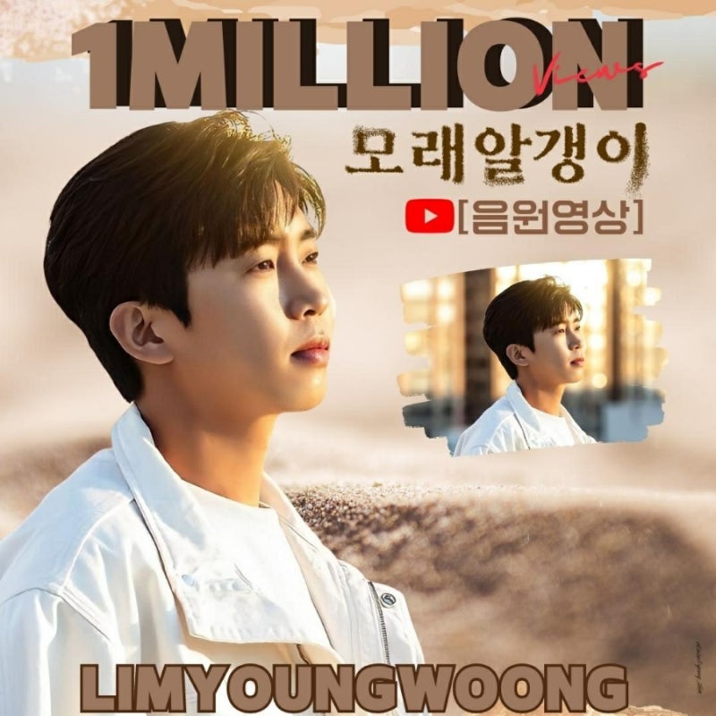 임영웅 유튜브 모래알갱이 음원영상 100만뷰 축하 🎉 네이버 블로그
