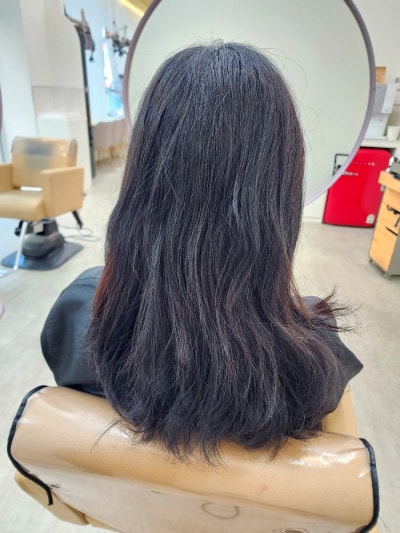 삼성동미용실 에마블에서 여름맞이 블루블랙염색 네이버 블로그