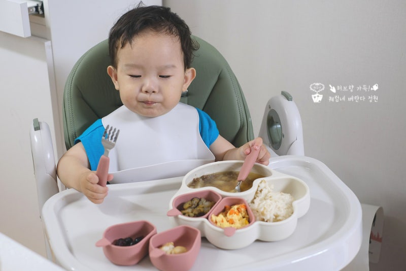 예쁜 실리콘 아기 흡착식판 네이버 블로그