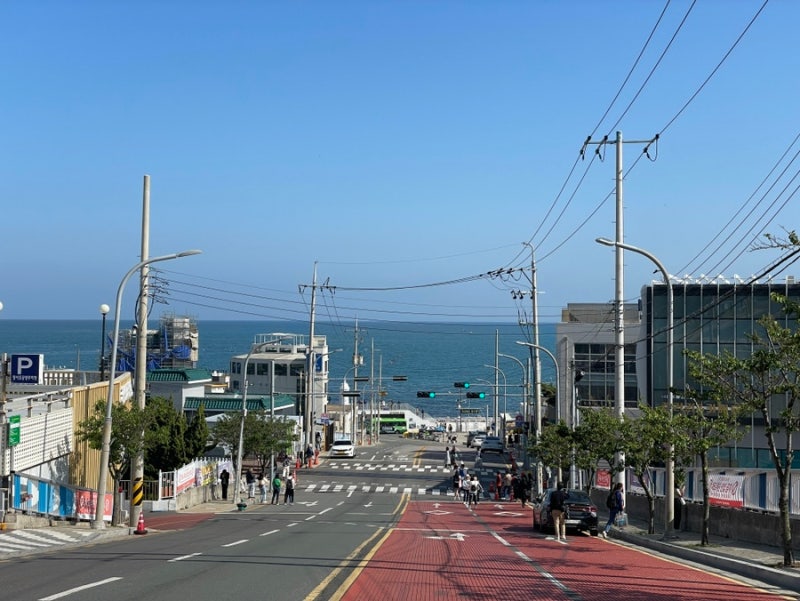 부산 청사포 정거장 해변열차 일본 슬램덩크 감성 네이버 블로그