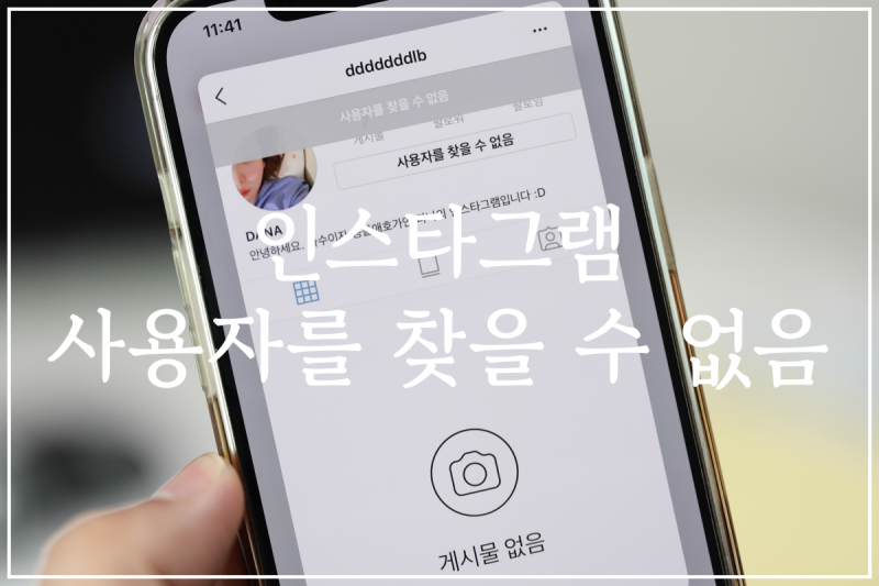 인스타 사용자를 찾을 수 없음 인스타그램 차단 제한 당하면 검색 네이버 블로그