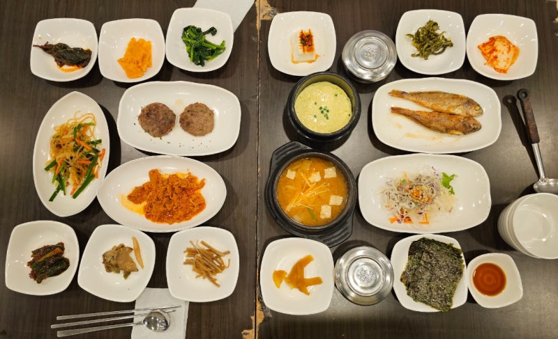 서울 구로동 신도림역 이마트 테크노마트 구로경찰서 테크노근린공원 디큐브시티 가성비 좋은 깔끔한 한정식 맛집 남도한상 테크노