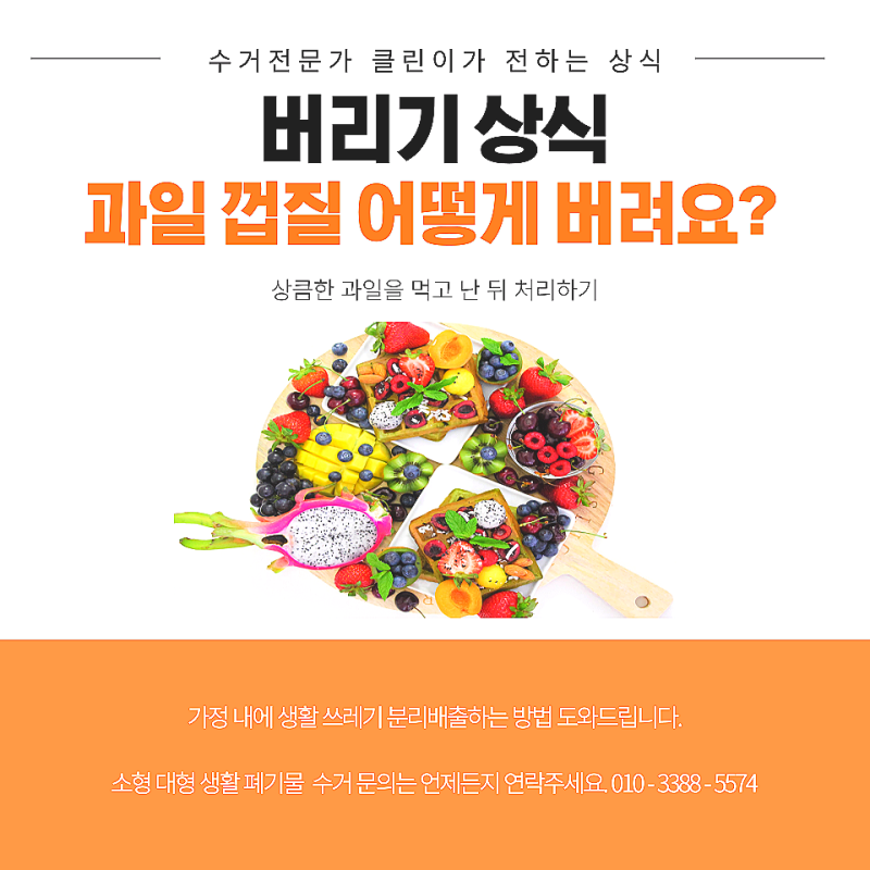 헷갈리는 과일 껍질 일반쓰레기 음식물 쓰레기 구분하여 버리는 법 네이버 블로그